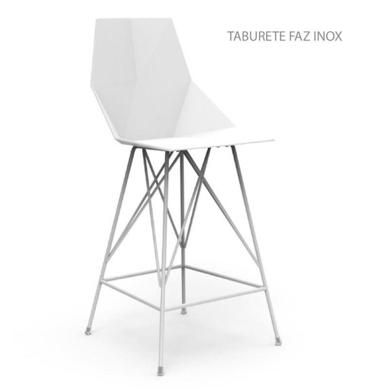 Taburete FAZ INOX Vondom - mobiliario